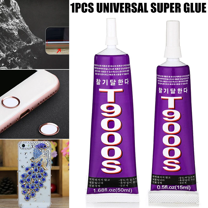 T9000 Glue Black Universal Super Glue Multi purpose Phone Screen Repair ...