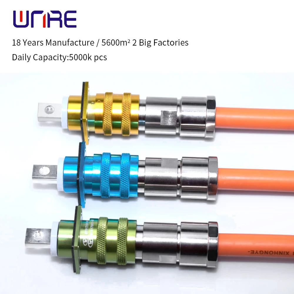 Plug Batteries Metal High Voltage Connector 8mm Socket Waterproof ...