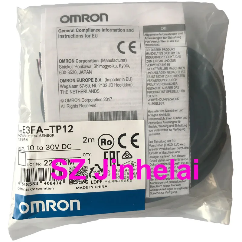 OMRON E3FA TP12 정품 오리지널 광전 스위치 PNP 2M (E3FA TP12 L 및 E3FA TP12 D)|스위치| - AliExpress