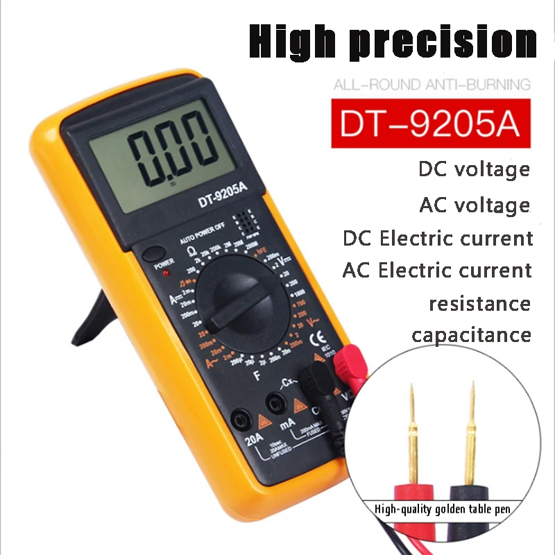 Handheld digital multimeter high precision universal meter, electrician ...