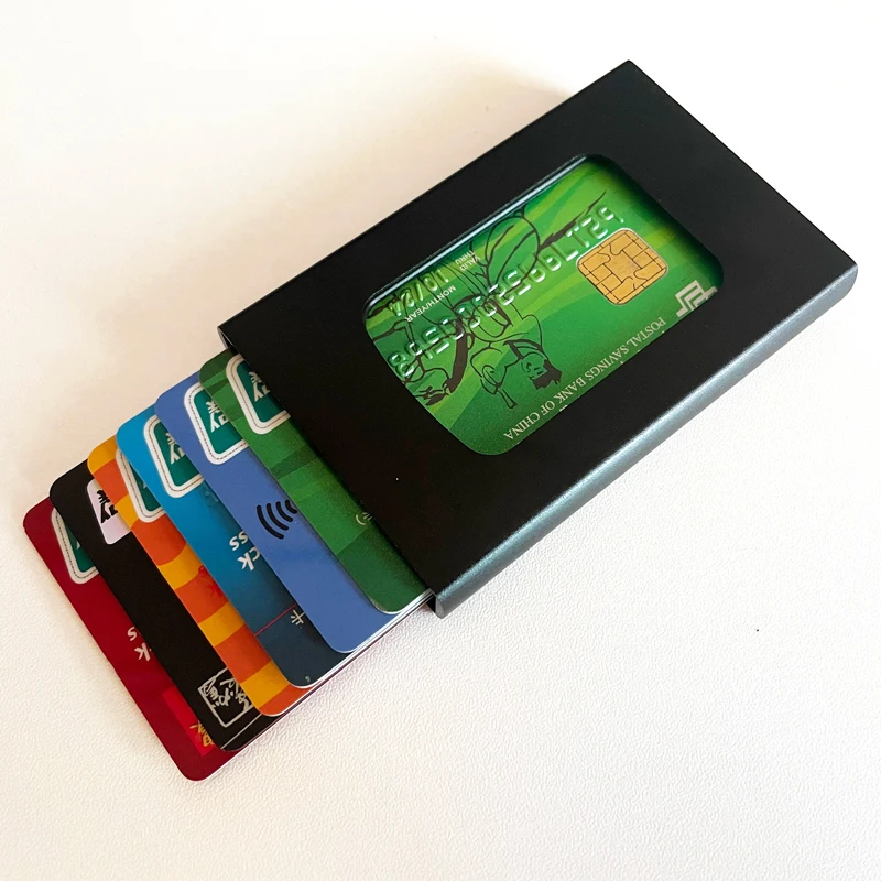 Credential-Holder-Smart-Aluminium-Credit-Card-Holder-With-Elasticity ...