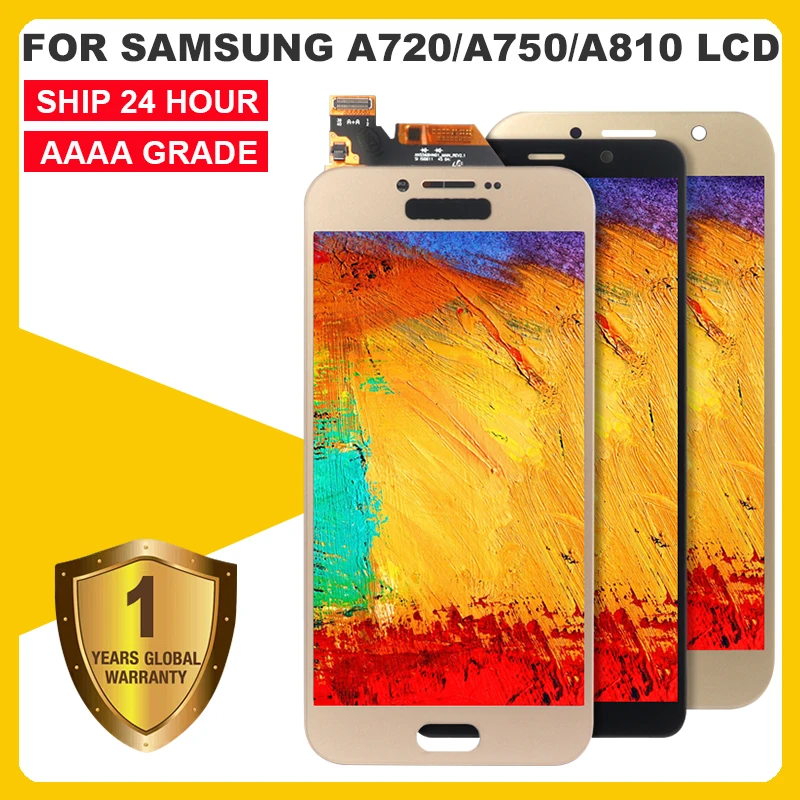 AAAA++++ For Samsung Galaxy A720 A750 A810 OLED LCD Display Touch ...