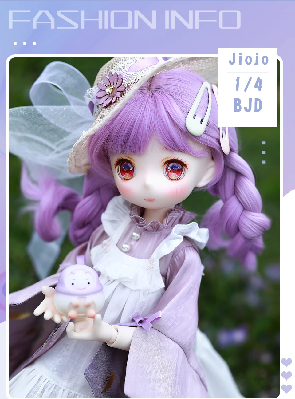 BJD Doll Shuga Fairy Jiojo 1/4 Resin Toys for Kids Surprise Gift for ...