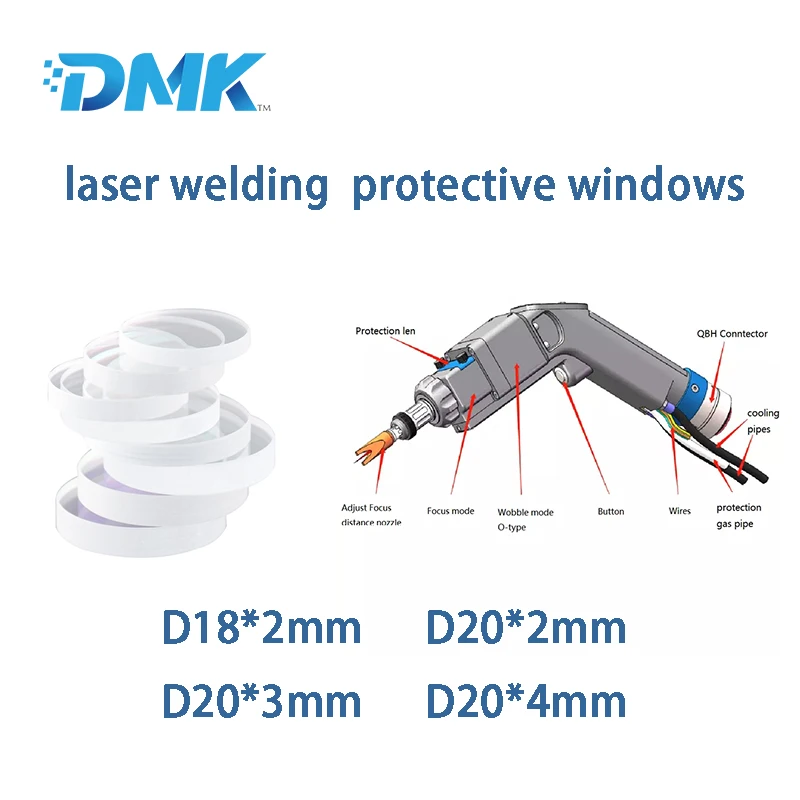 Fiber Laser Welding Protective Lens HSG Protective Glass Laser Welder ...