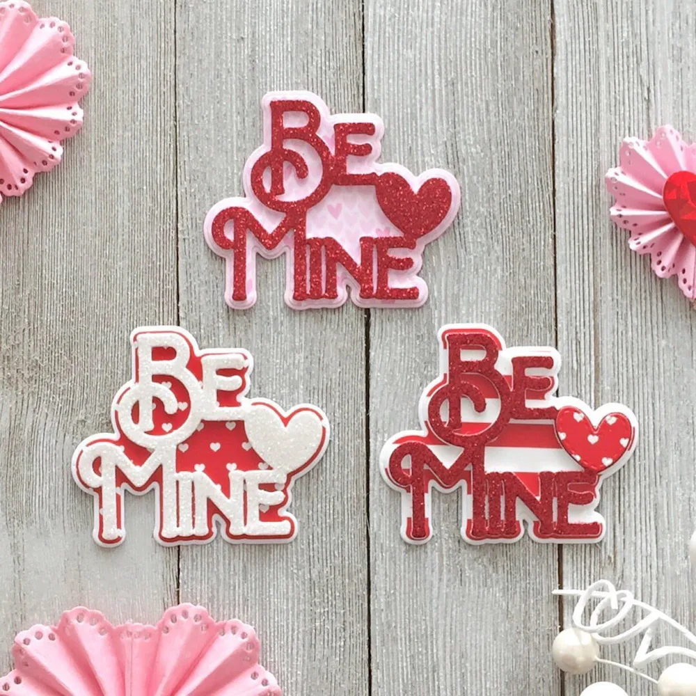 KSCRAFT-Be-Mine-Metal-Cutting-Dies-Stencils-for-DIY-Scrapbooking ...