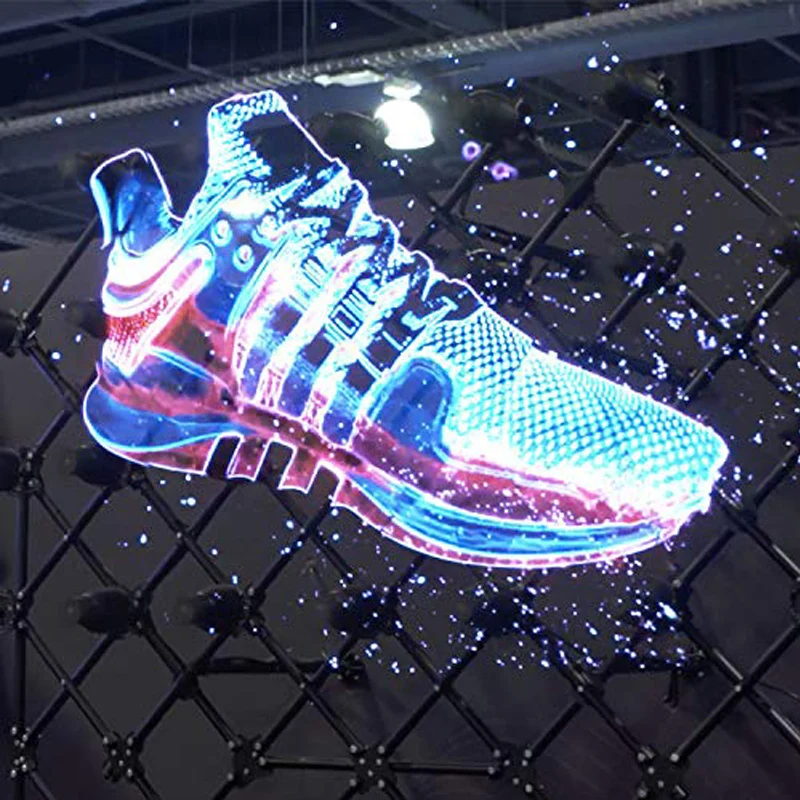 3d 홀로그램 프로젝터 3d 홀로그램 디스플레이 426585100150cm 광고 Led 팬 3d 이미징 육안 로고