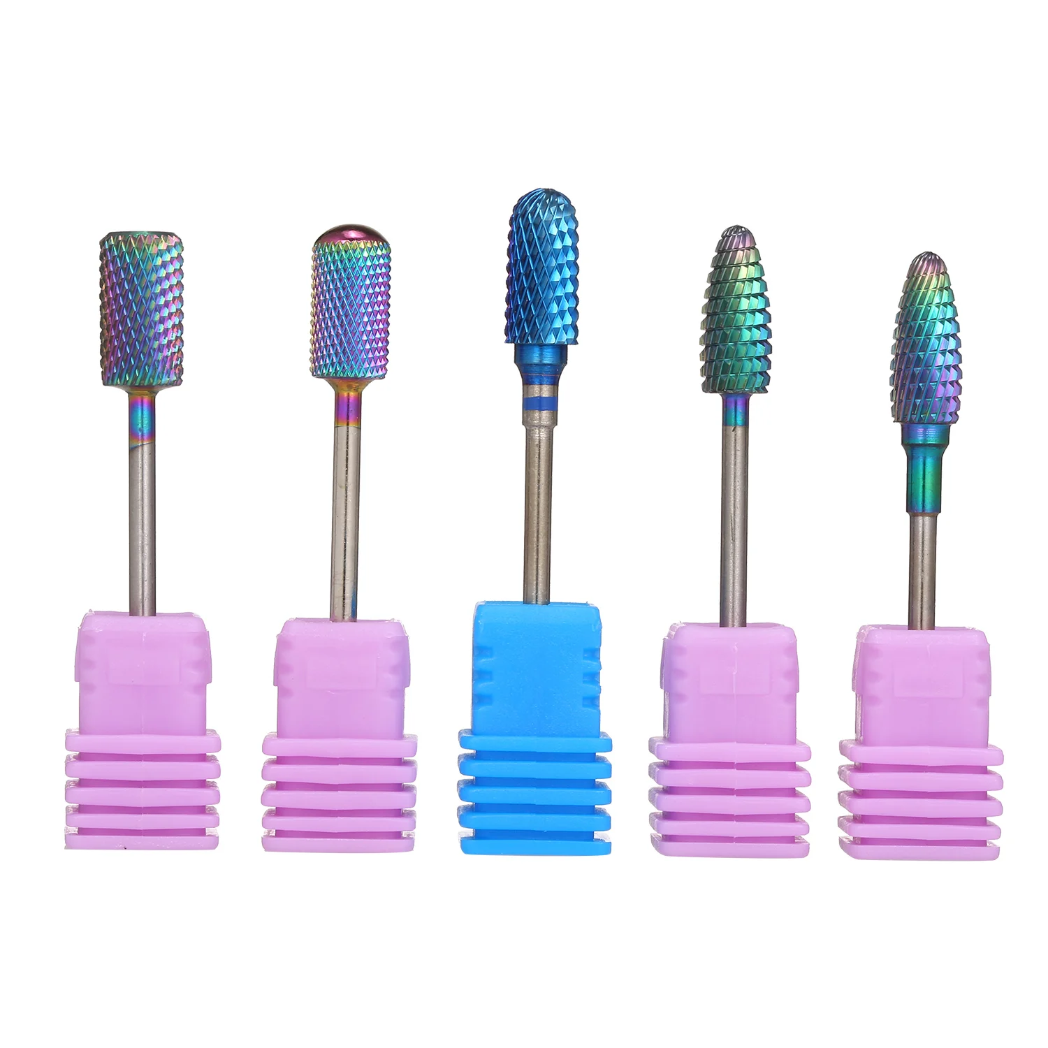 Brocas para unhas 5 peças, fresas para manicure, limpador de cutículas ...