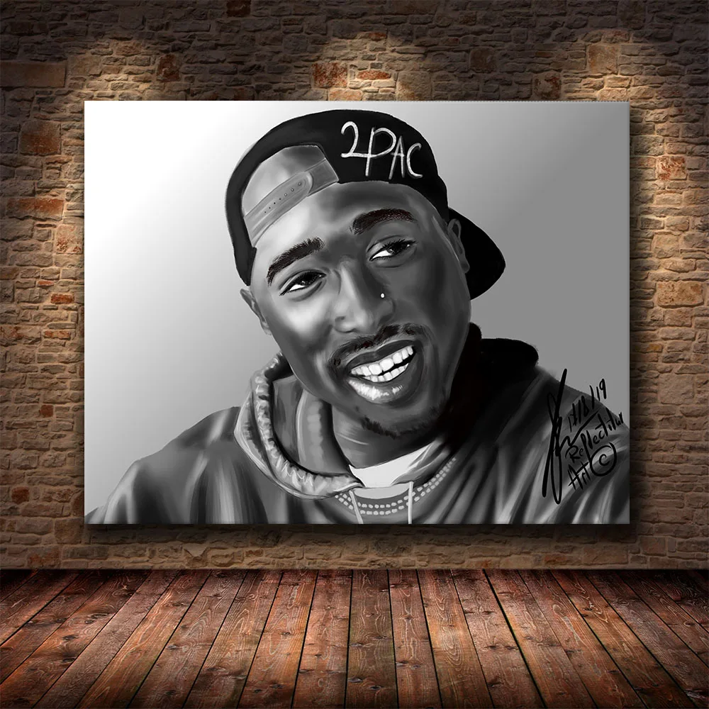 Biggie Smalls And Tupac Drawing