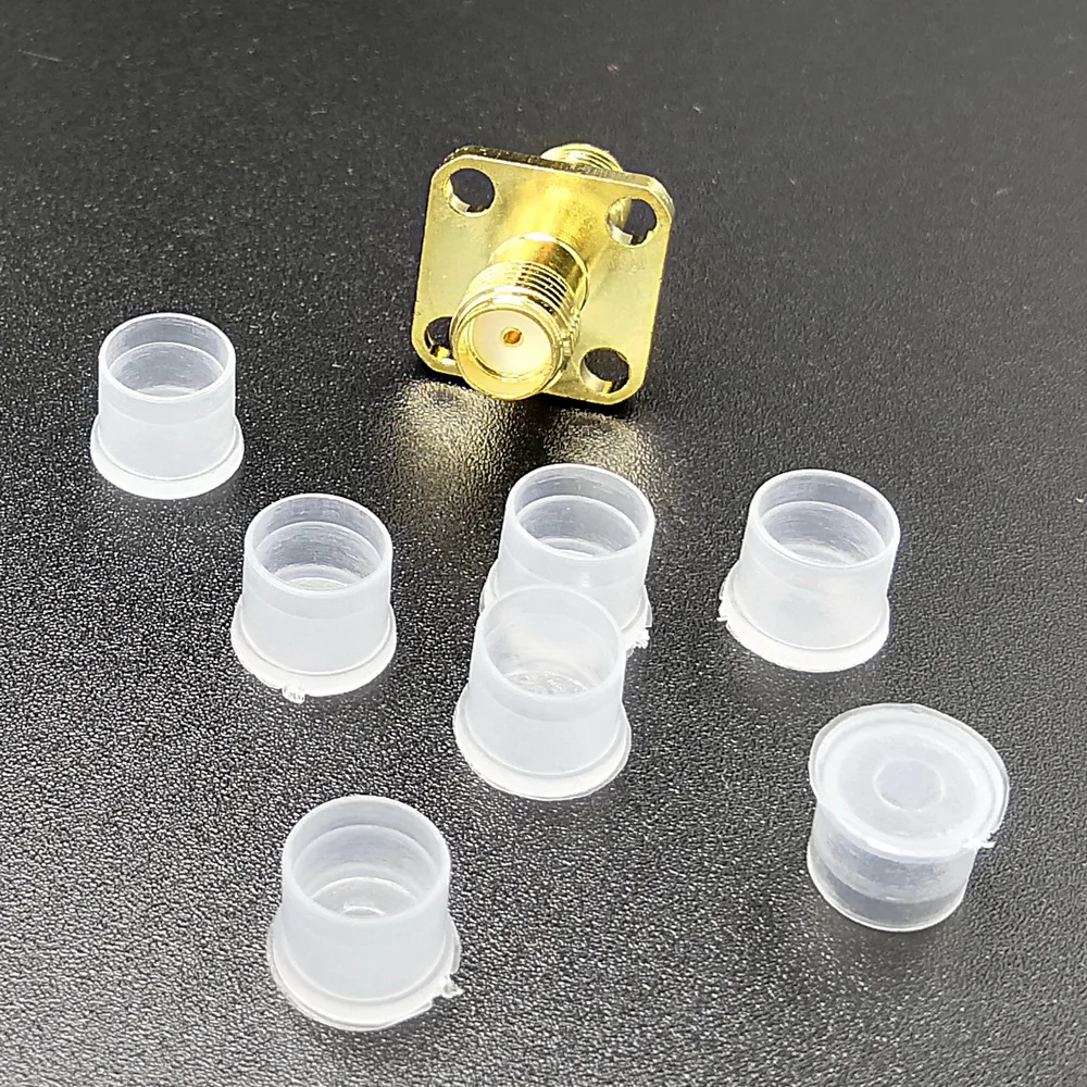 SMA-Protective-Cover-For-SMA-Connector-Transparent-Color-Plastic-SMA ...