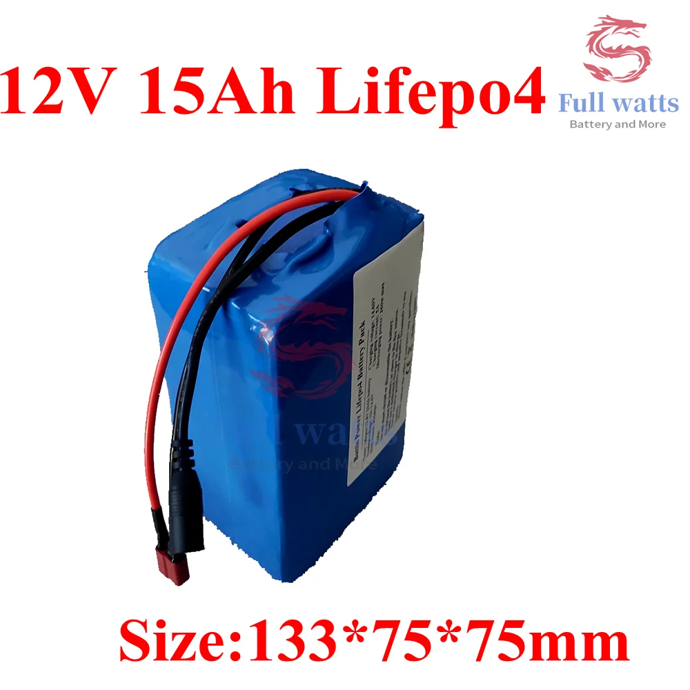 12V 15Ah Lithium Lifepo4 Battery Pack 12V Bms 4s 3.2V 5ah Cells for 12V ...