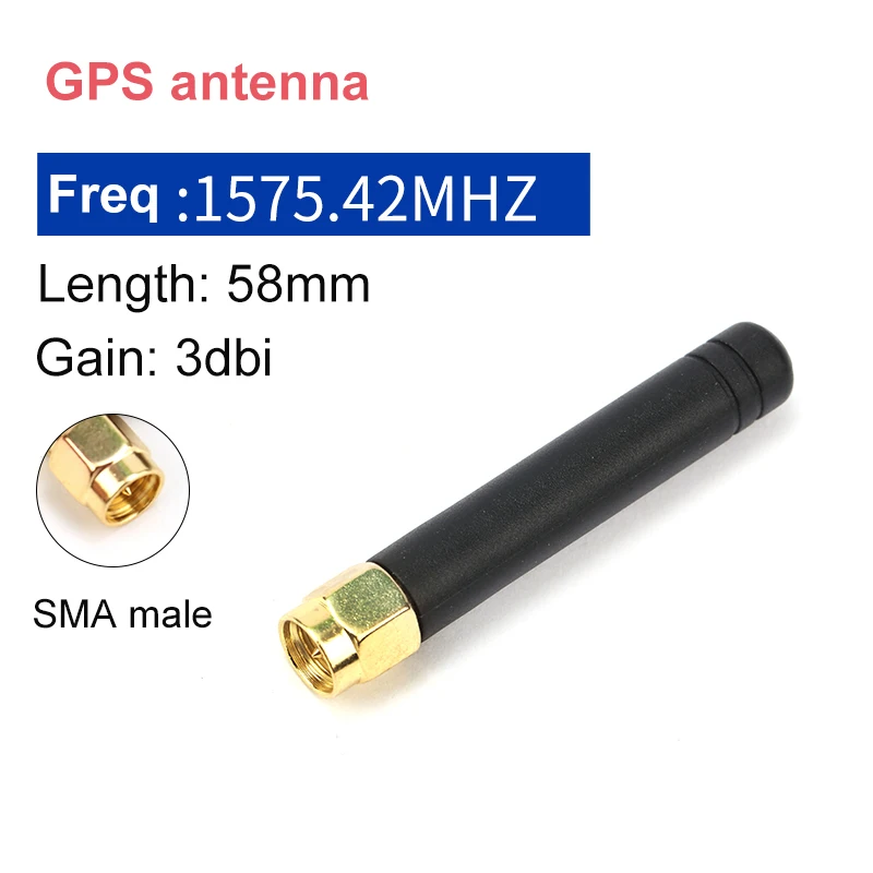 GPS-antenna-high-gain-omnidirectional-Rod-1575-42Mhz-SMA-male-For-Car ...