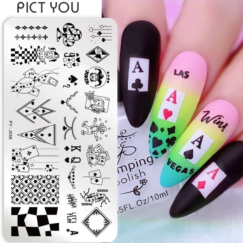 Playing Card Nail Art