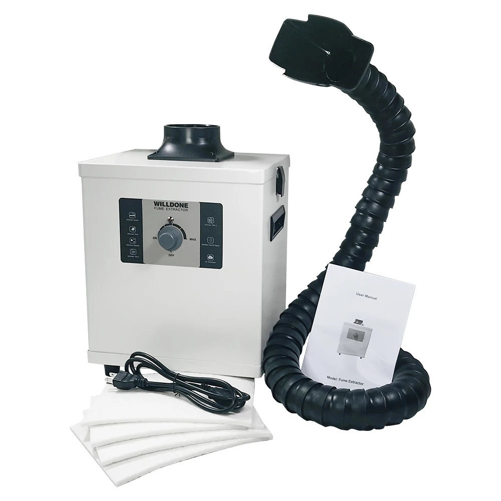 Cleanroom Single Arm Fume Extractor Smoke Purifying Filter,Soldering ...