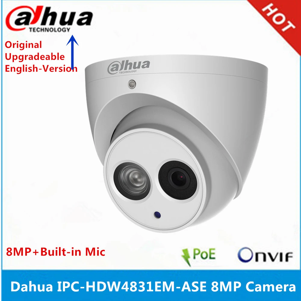 Dahua Ipc-hdw4831em-ase Metal Shell H2.65 Built-in Mic Wdr Ir 50m Poe 8 ...