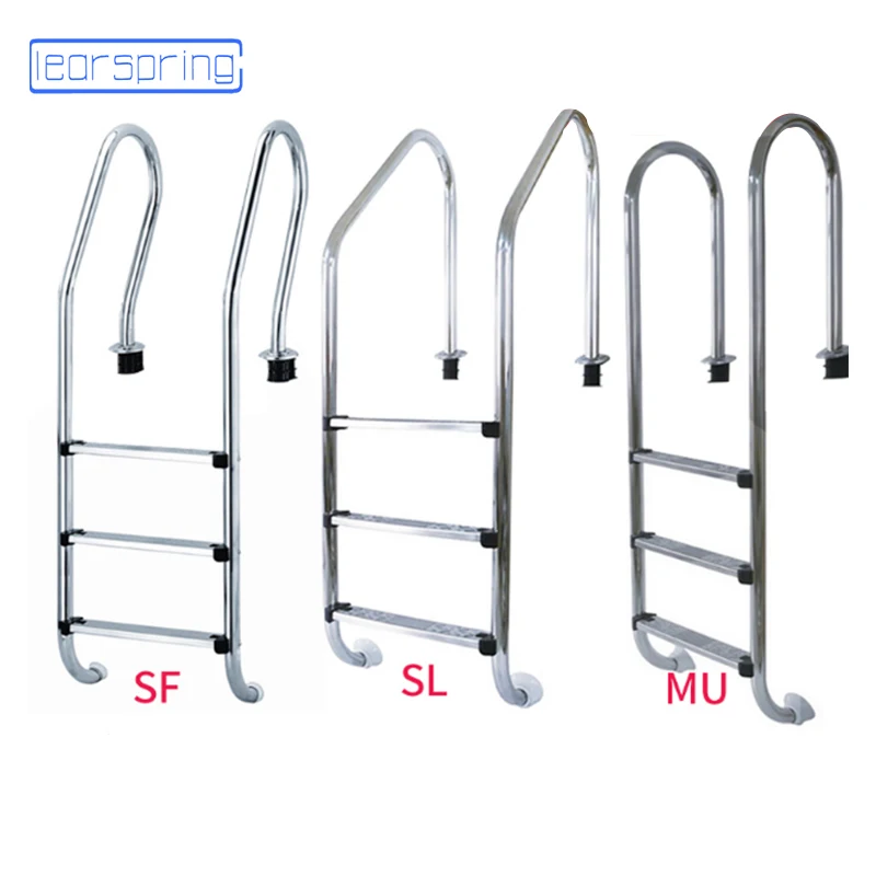 Swimming Pool Escalator Ladder 304 Stainless Steel Pedal Equipment 2 3 ...