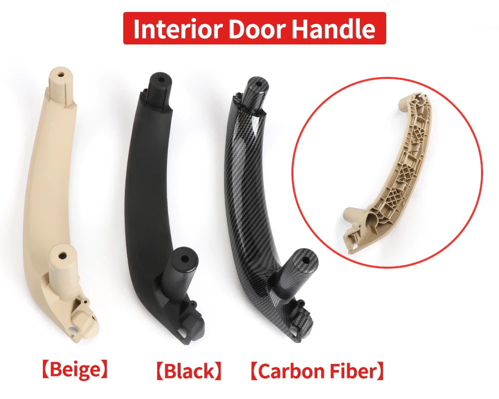 Fibre de carbone gauche - Poignée De Porte Intérieure Gauche-droite ...