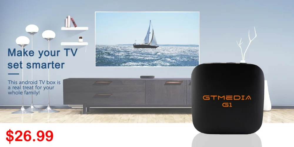 Freesat GTmedia GTS Android 6,0 4K Smart tv BOX Amlogic S905D ...