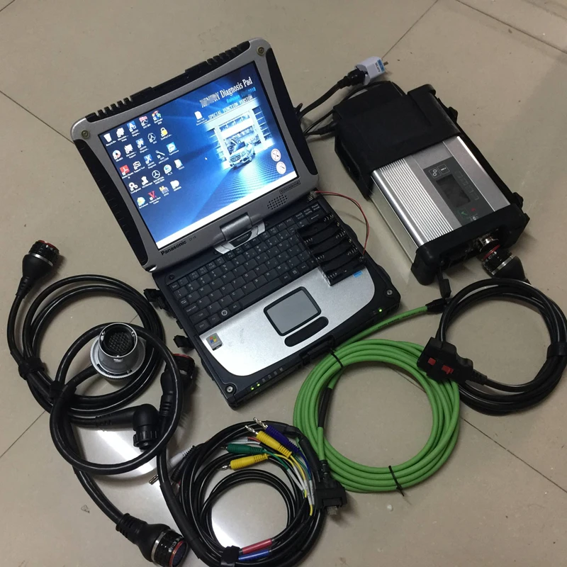 Star Diagnosis C5 Ssd Super 12/2022 Newest Software with Laptop CF19 ...