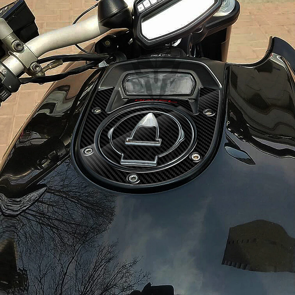 3D Motorcycle Tank Pad Protection Fuel Cap Decals Case Models Carbon ...