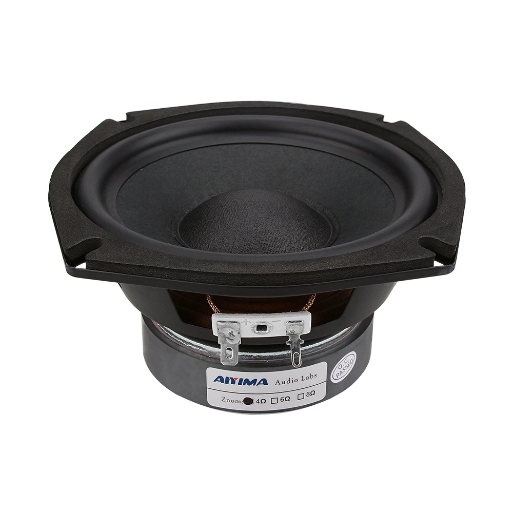 Aiyima 5.25 Inch 120w Woofer Speaker Driver 4ohm 8 Ohm Subwoofer ...