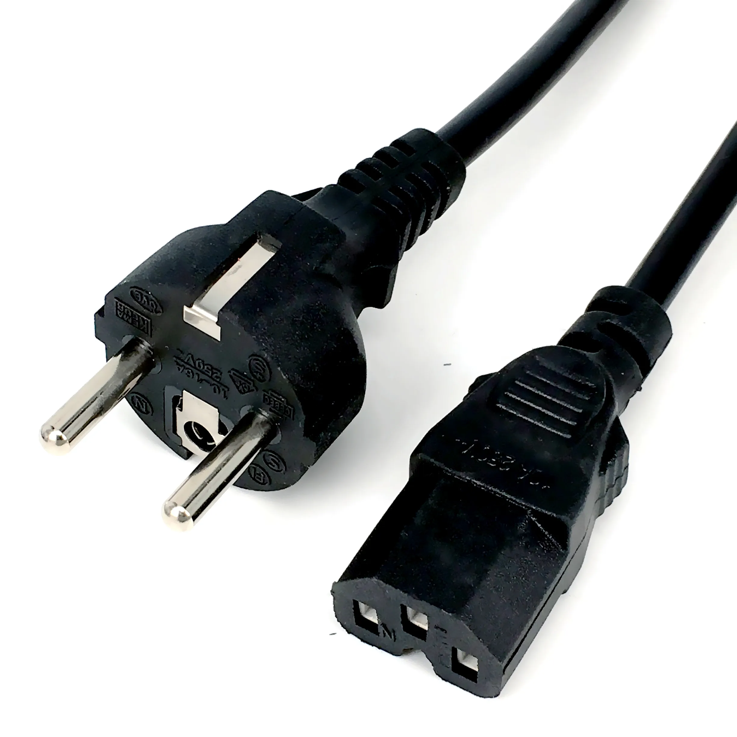 1.8m EU Schuko Power cables,Europe CEE7/7 Power Cord ,EU to C15 Power ...