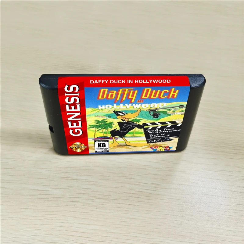 Daffy Duck in Hollywood 16 bit MD Games Cartridge For MegaDrive Genesis ...
