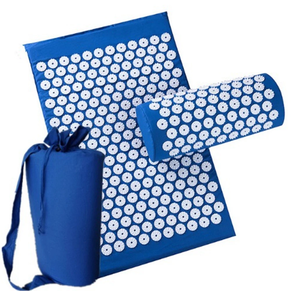 1/3pcs Lotus Acupuncture Massage Mat Pillow Yoga Pad Relieve Stress ...