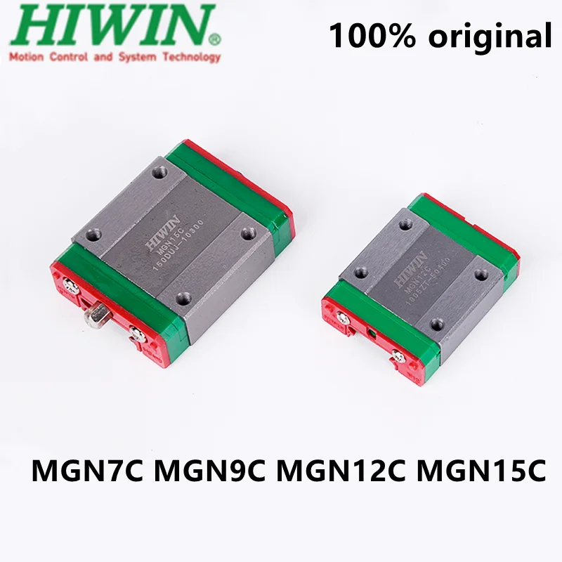 2pcs HIWIN linear block MGN7C MGN9C MGN12C MGN15C match for mini linear ...