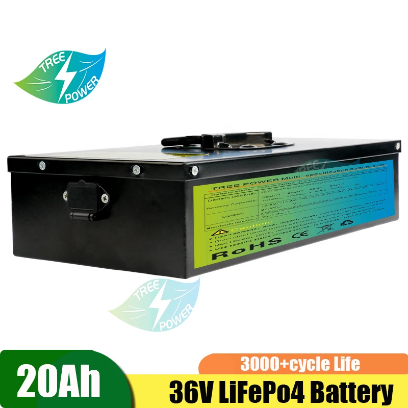Deep-Cycle-Lifepo4-36-Volt-Lithium-Battery-Pack-36v-20ah-Electric ...