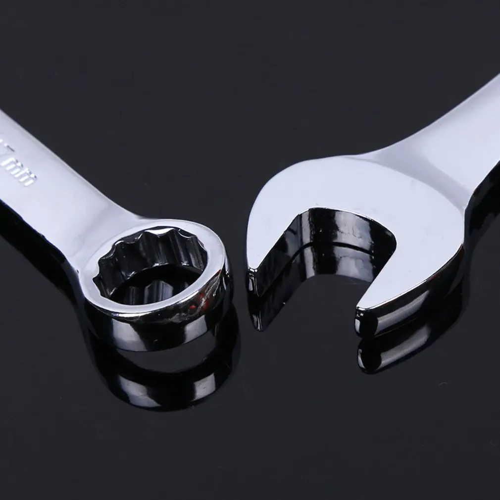 Зеркальный полированный Трещоточный комбинированный гаечный ключ ...