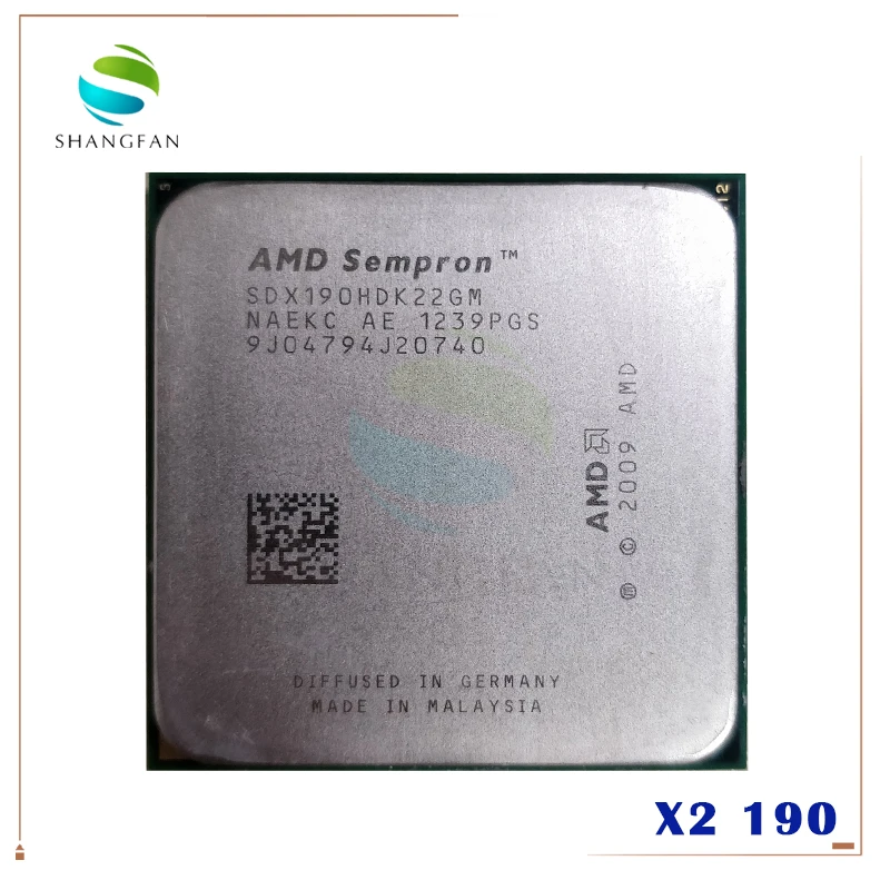 Amd Sempron X2 190 2.5 Ghz Dual-core Cpu Processor Sdx190hdk22gm Socket ...