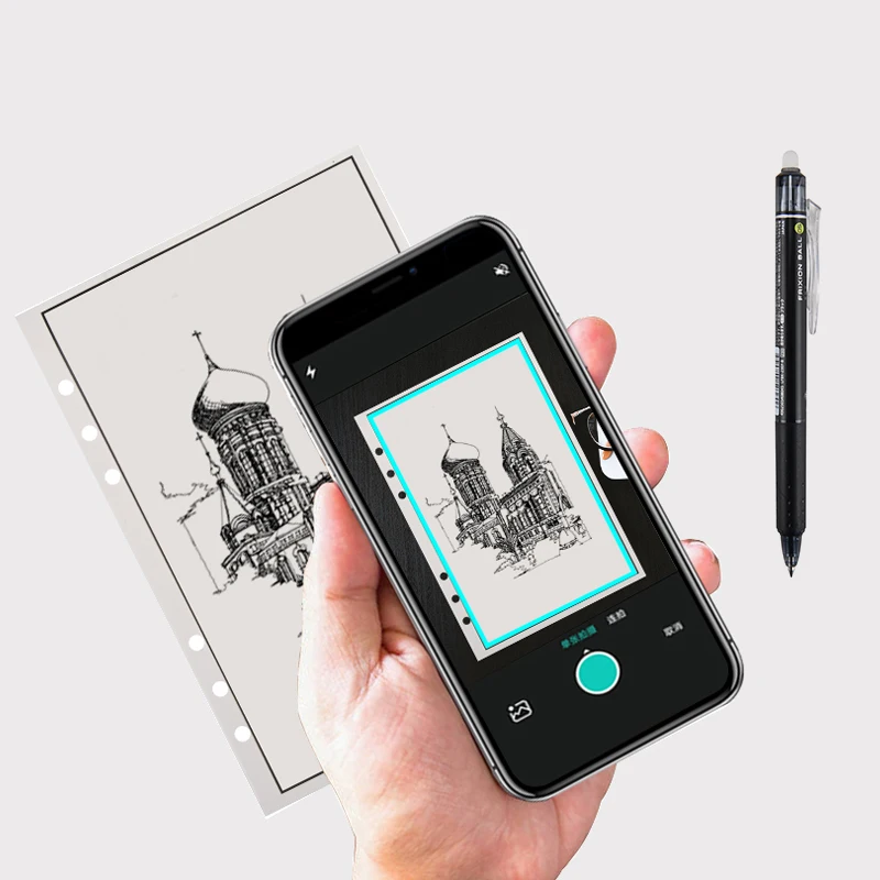 Eco friendly A5 Rewritable Stone Paper Planner Smart Recycled Wet ...