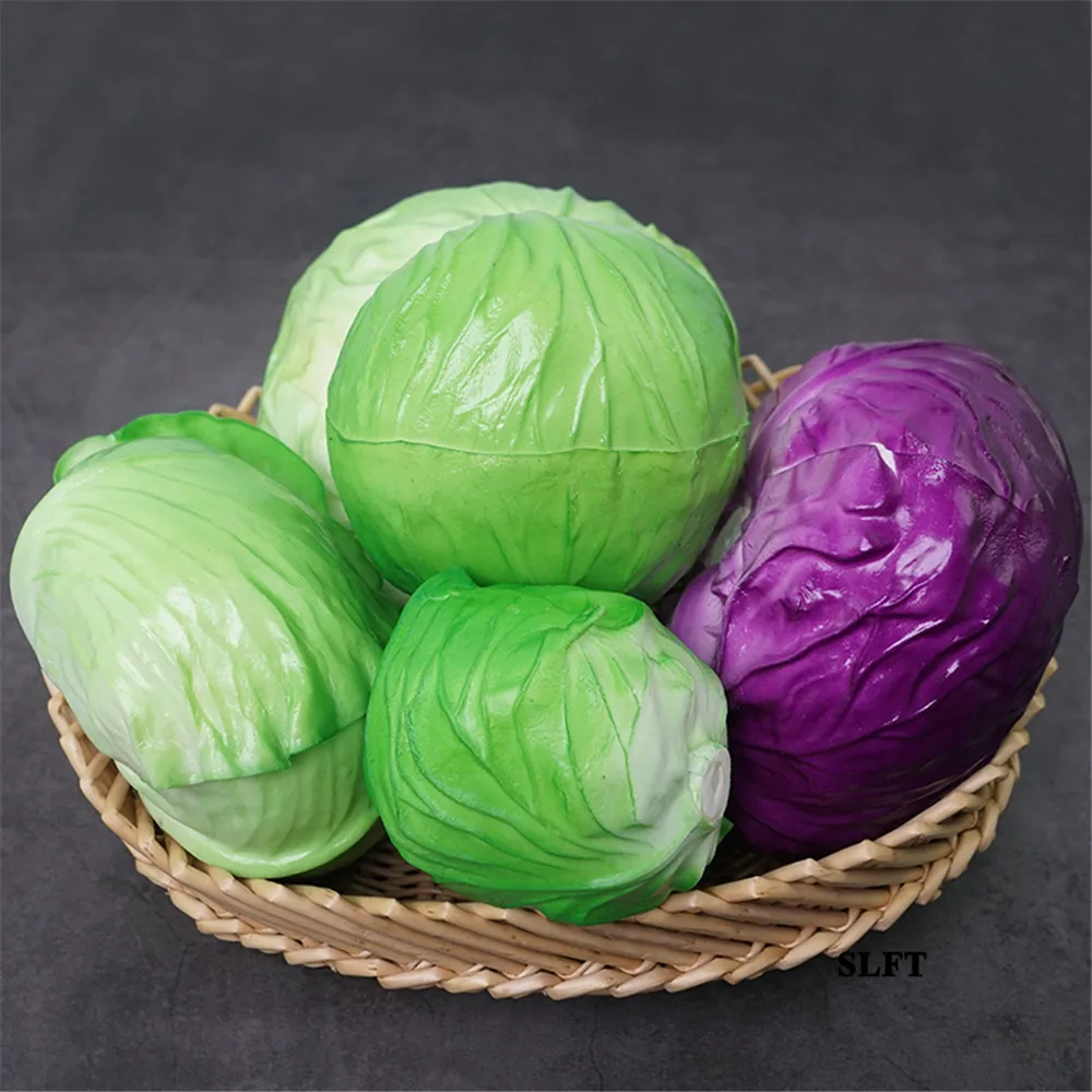 Kitchen Supermarket Store Shop Decor Fake Artificial Green Vegetables ...