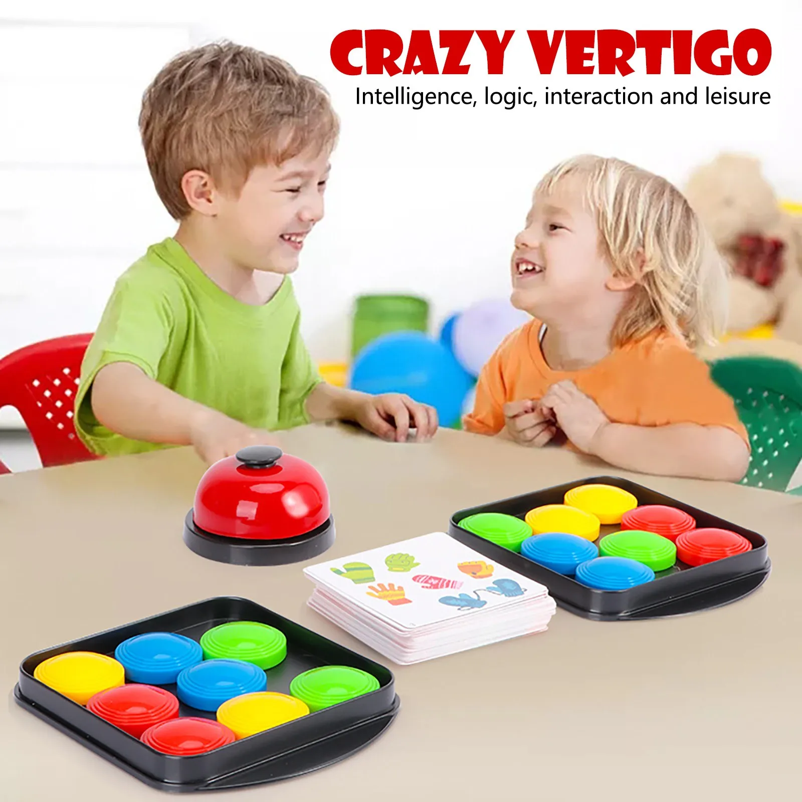 Kid's Toy Crazy Push And Push Table Games Parent child Interaction ...