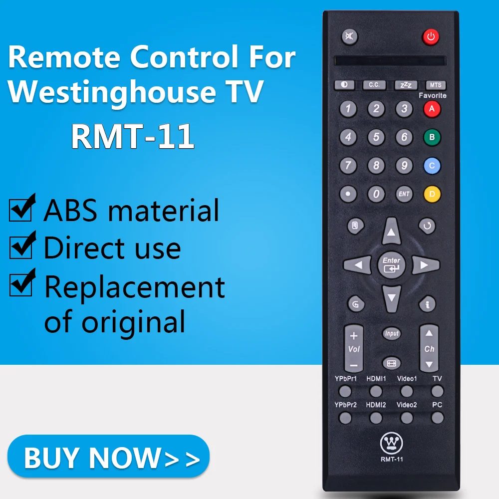 New-RMT-11-Replaced-Remote-Control-fit-for-Westinghouse-TV-LD-4680-LD ...