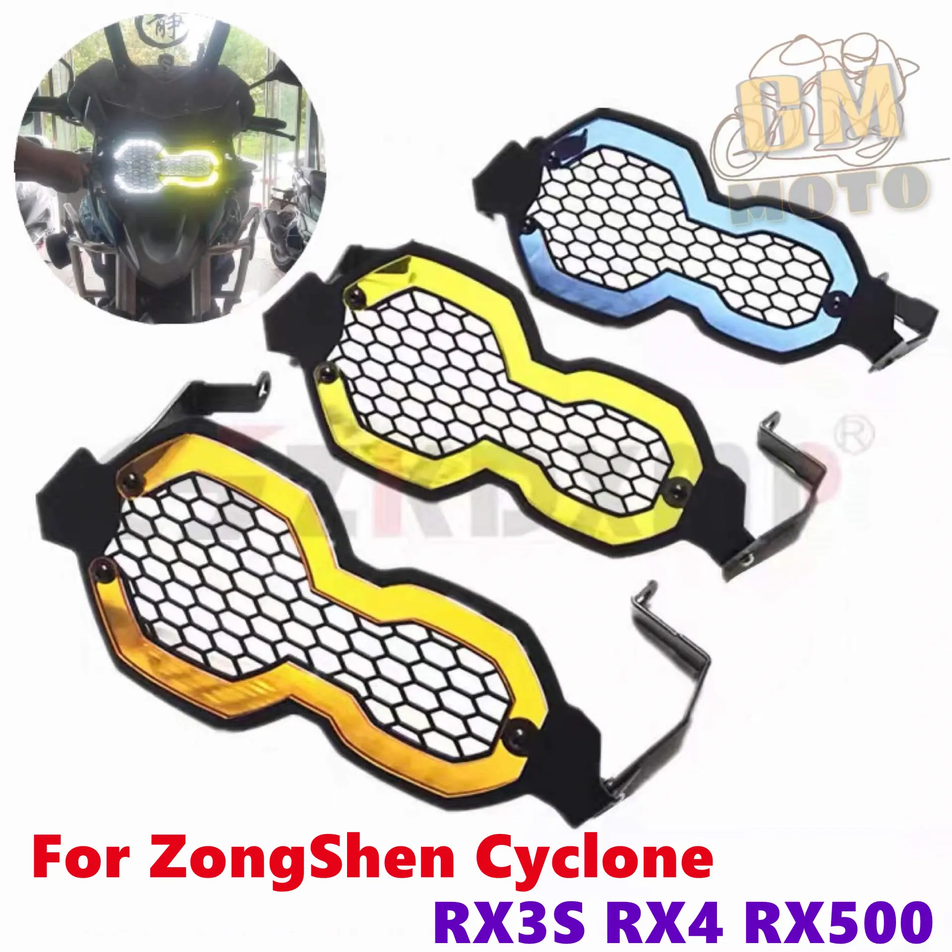 Motorcycle RX3S RX4 RX3 S RX 4 RX 3S Headlight Protection Headlight ...