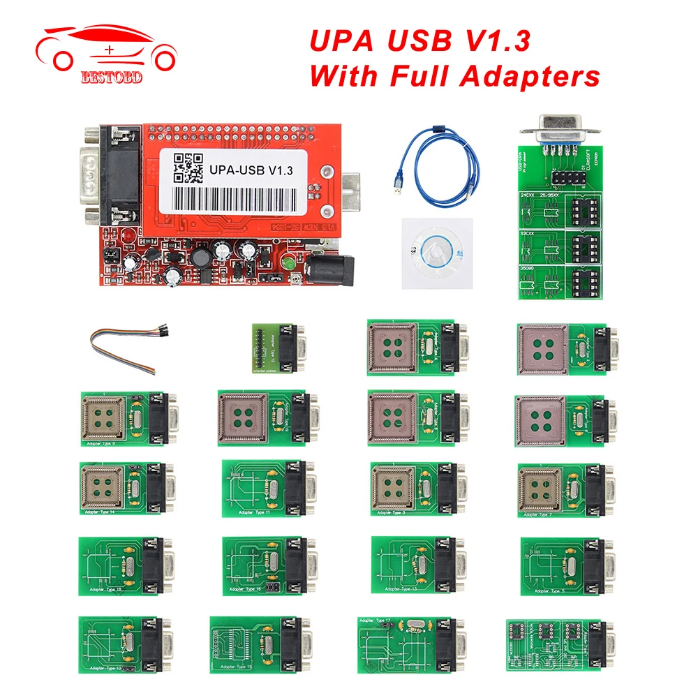 Herramienta de diagnóstico de coche, conjunto completo de adaptadores ...
