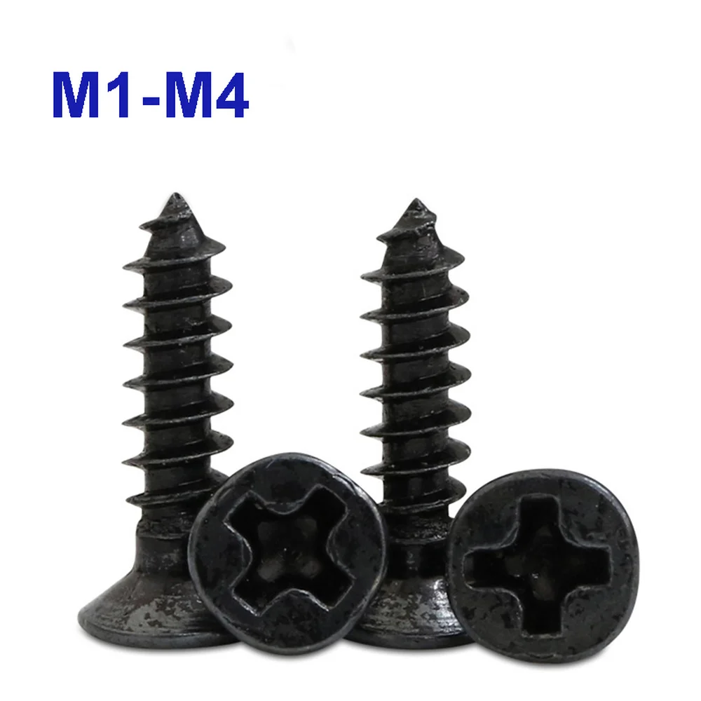 VIS,M3-25mm x100pcs--100 pièces-lot vis autotaraudeuses à tête plate ...