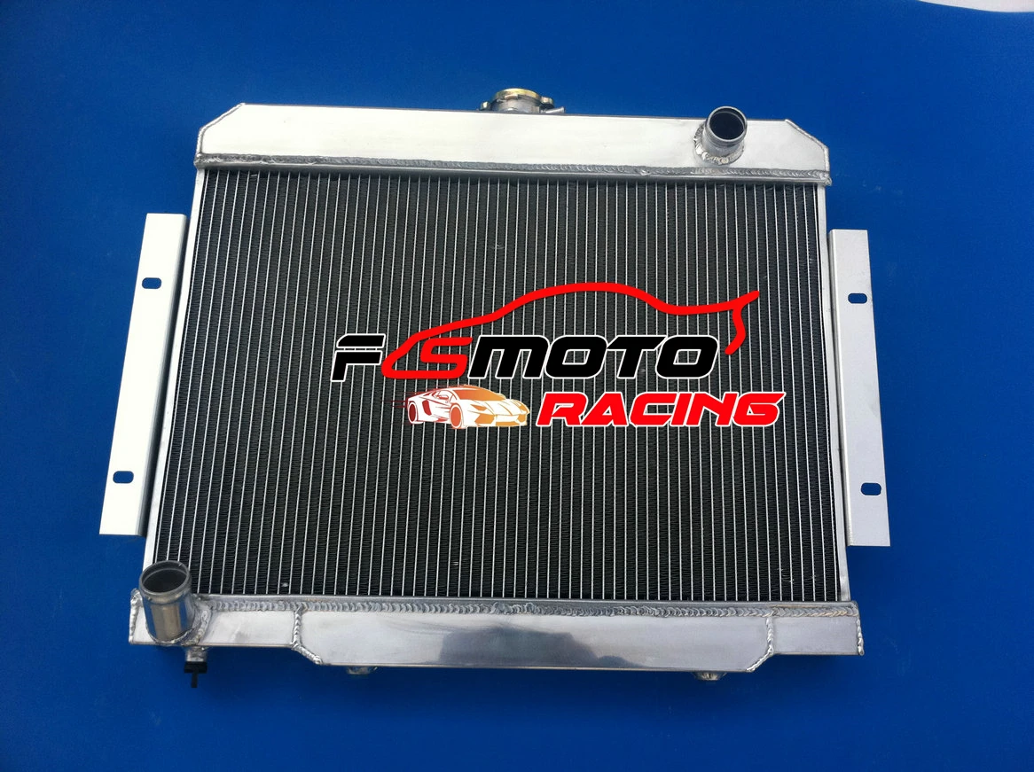 3 Rows 52 mm Aluminum Radiator Water Cooling Intercooler Heatsink For Jeep CJ CJ5 CJ6 CJ7 3.8L 4 ...
