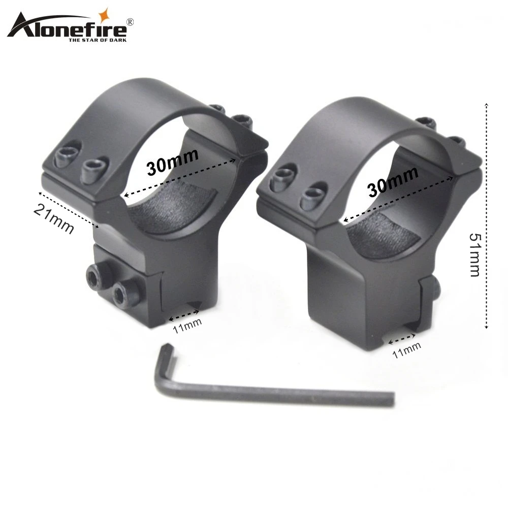 AloneFire M32 30mm Scope Mount Rings Optical Sight Bracket Dovetail ...