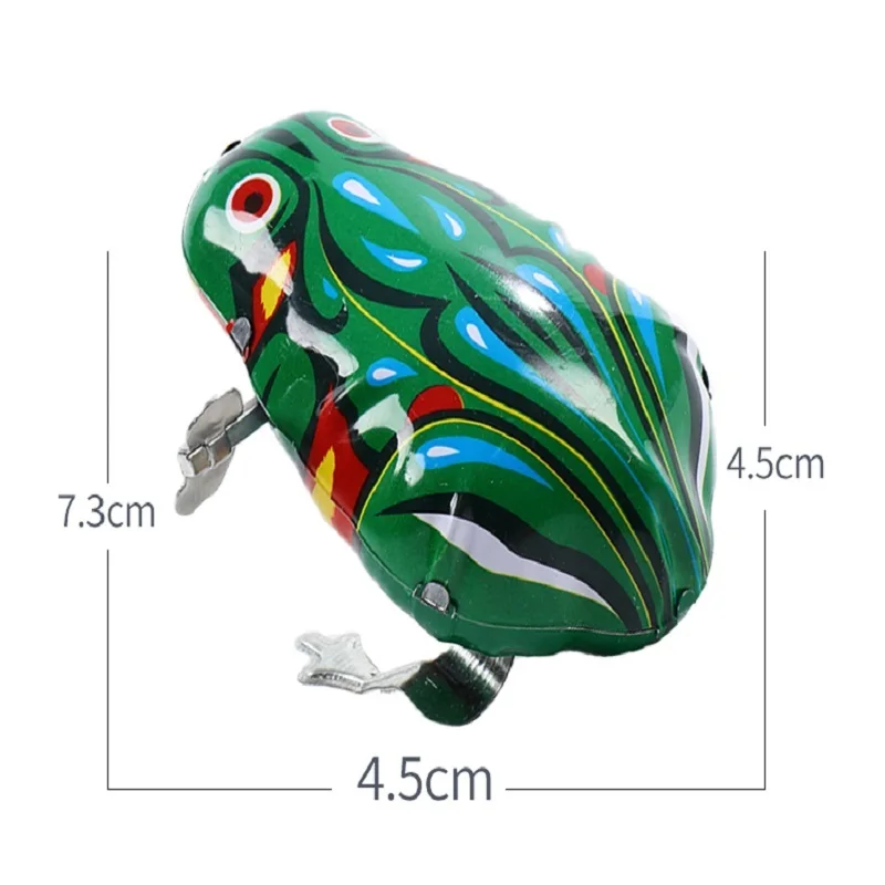 Children's Clockwork Animal Toy Jumping Frog Cock Mouse Rabbit Turtle ...