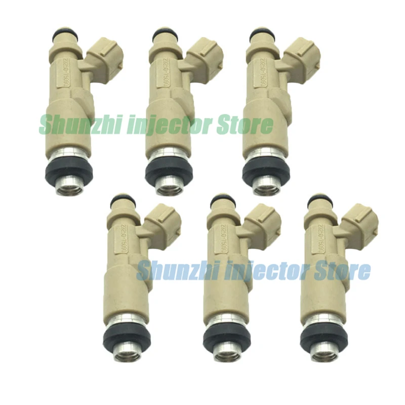6pcs Fuel Injector Nozzle For Toyota Coaster Hilux Land Cruiser Oem ...