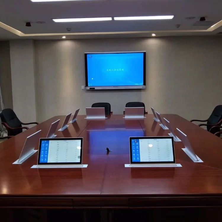 Table-mount-touch-screen-tablets-desk-lcd-monitor-lift-paperless ...