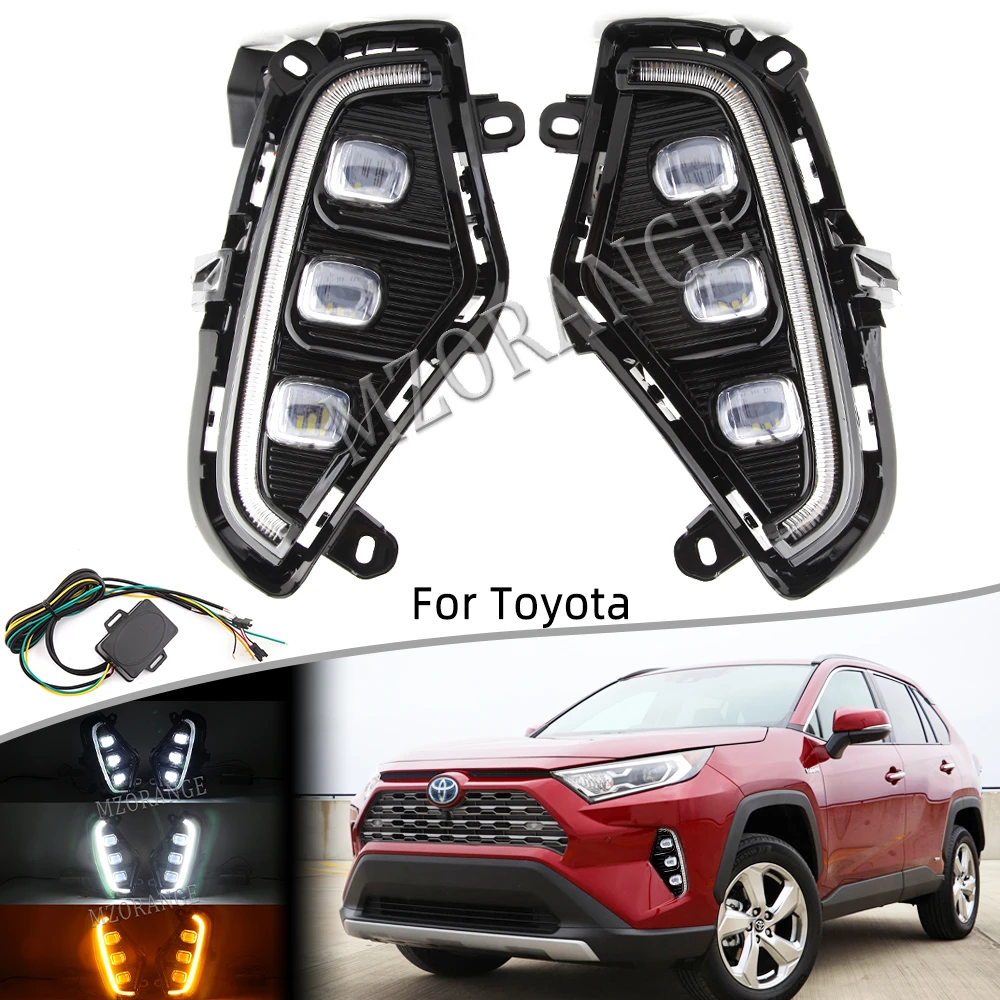 Led Drl Headlight For Toyota Rav 4 Rav4 2019 2020 2021 Foglights ...