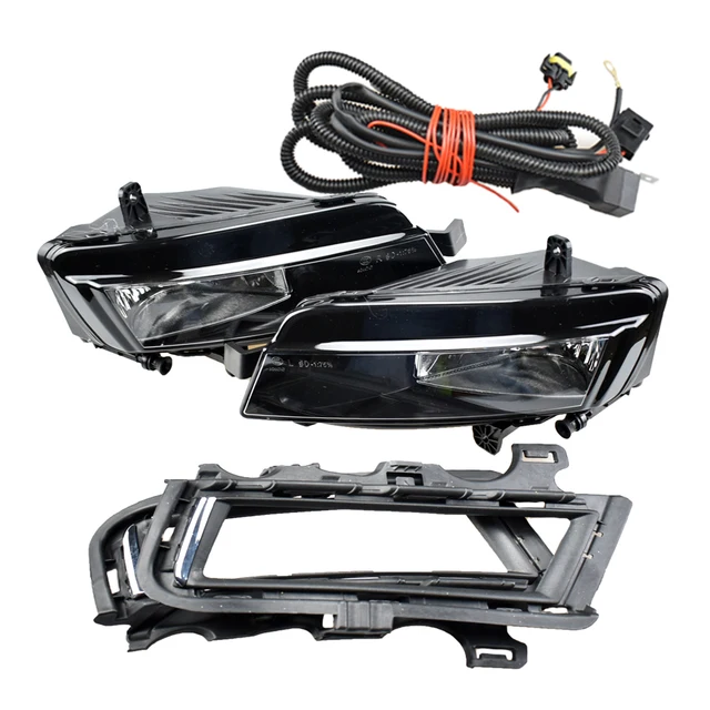 Front Halogen Fog Lamp Kit For VW Golf 7 A7 MK7 2013 2014 2015 2016 ...