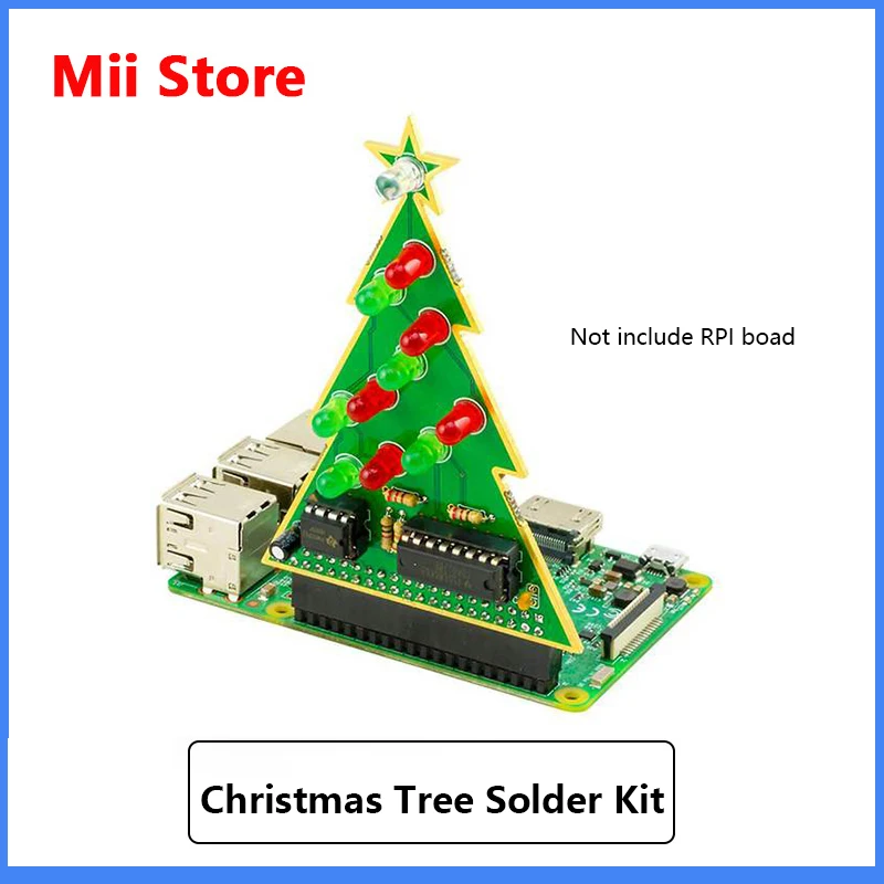 Raspberry Pi Christmas Tree Solder Kit - Demo Board - AliExpress