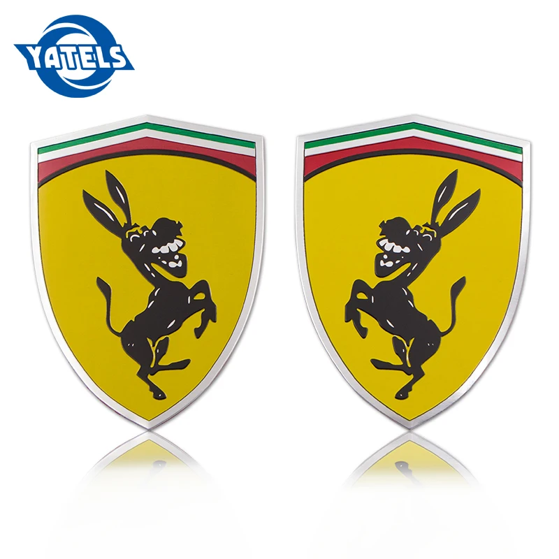 3D Metal Donkey Car Window Bumper Body Sticker Badge Emblem Logo Decal ...