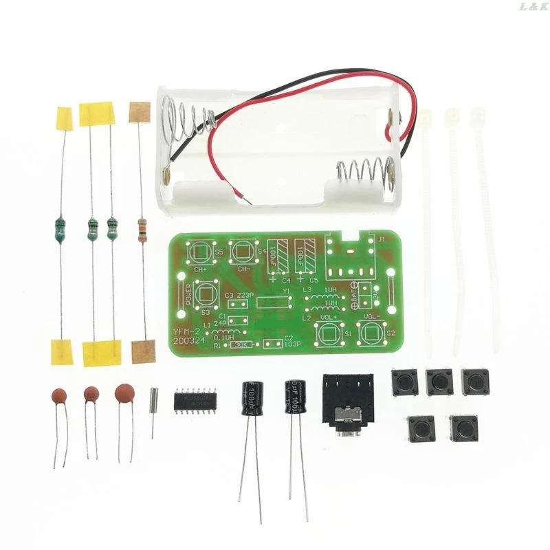 1Set-FM-Stereo-Radio-Kits-Digital-Radio-Production-Accessories-DIY ...