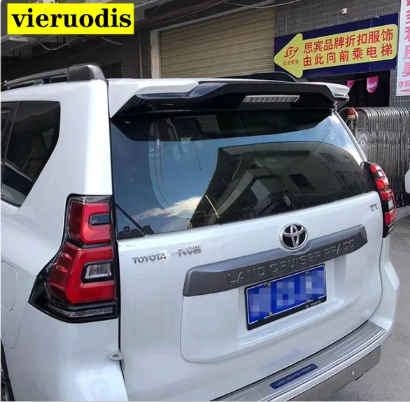 ABS Plastic Black White Color Rear Trunk Boot Wing Spoiler For Toyota ...