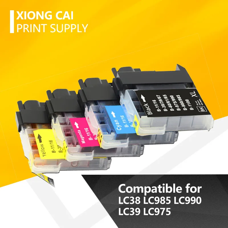 Lc38 Lc985 Lc990 Lc39 Lc975 Compatible Ink Cartridges For Brother Dcp ...